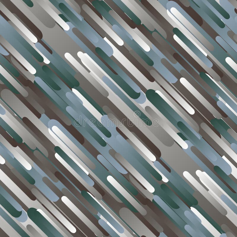 Seamless Funky Pill Shaped Gradient Lines Surface Pattern Design for ...