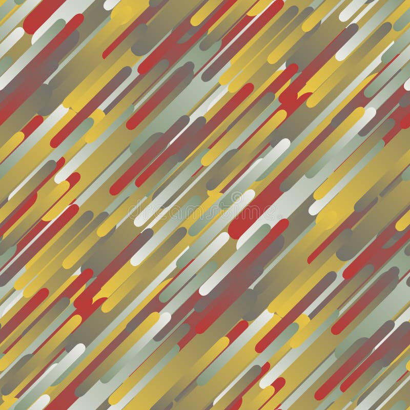 Seamless Funky Pill Shaped Gradient Lines Surface Pattern Design for ...