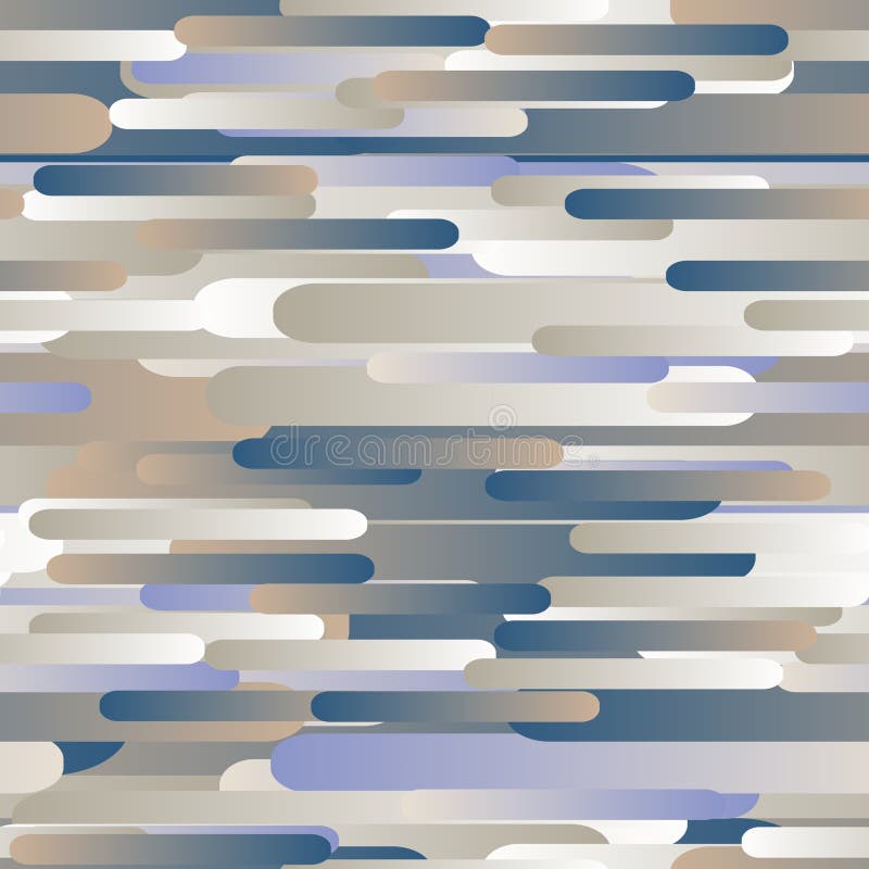 Seamless Funky Pill Shaped Gradient Lines Surface Pattern Design for ...