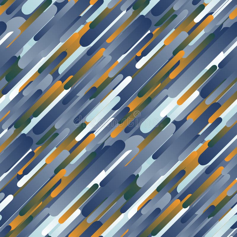 Seamless Funky Striped Tie Dye Motif Print Border for Surface Design ...