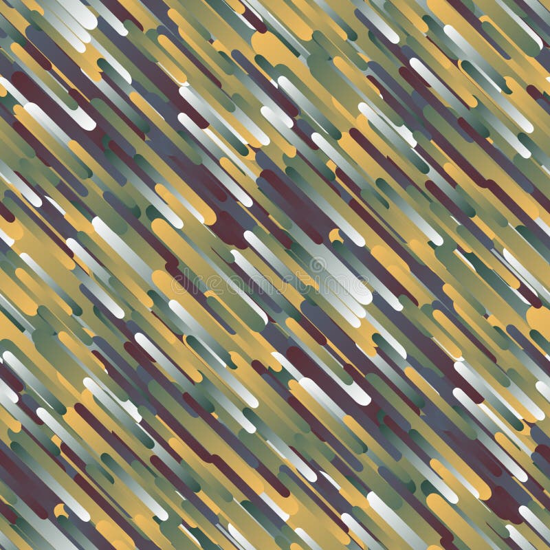 Seamless Funky Pill Shaped Gradient Lines Surface Pattern Design for ...