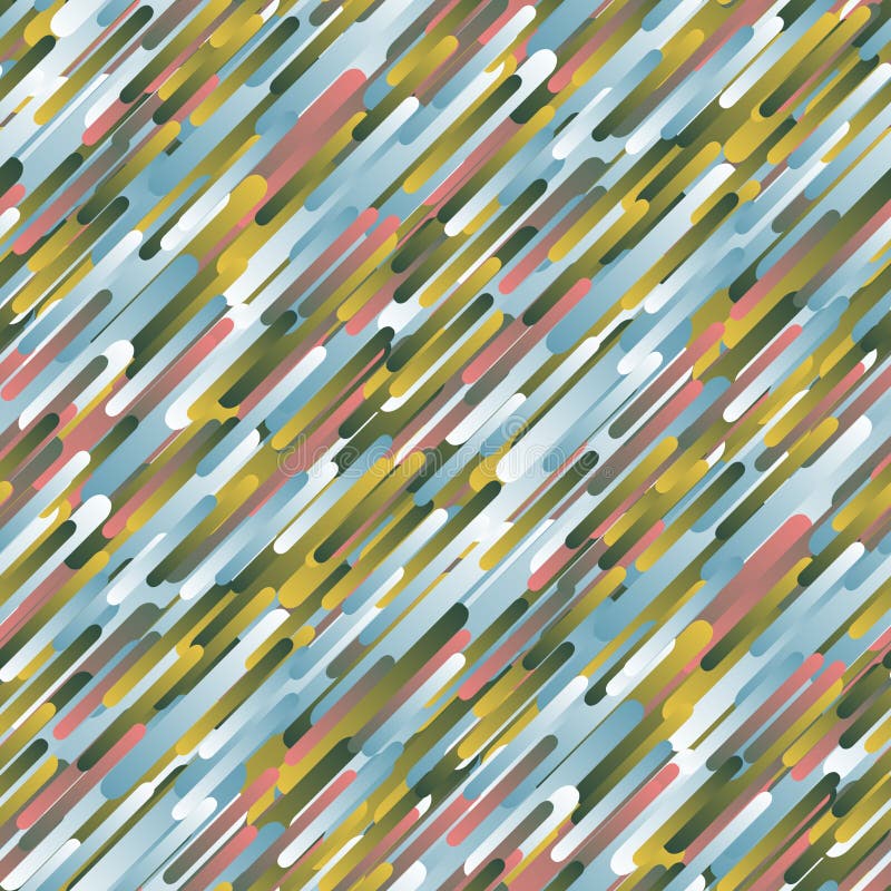 Seamless Funky Pill Shaped Gradient Lines Surface Pattern Design for ...