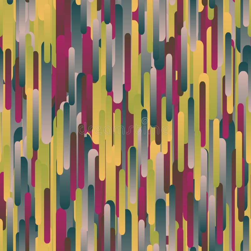 Seamless Funky Pill Shaped Gradient Lines Surface Pattern Design for ...
