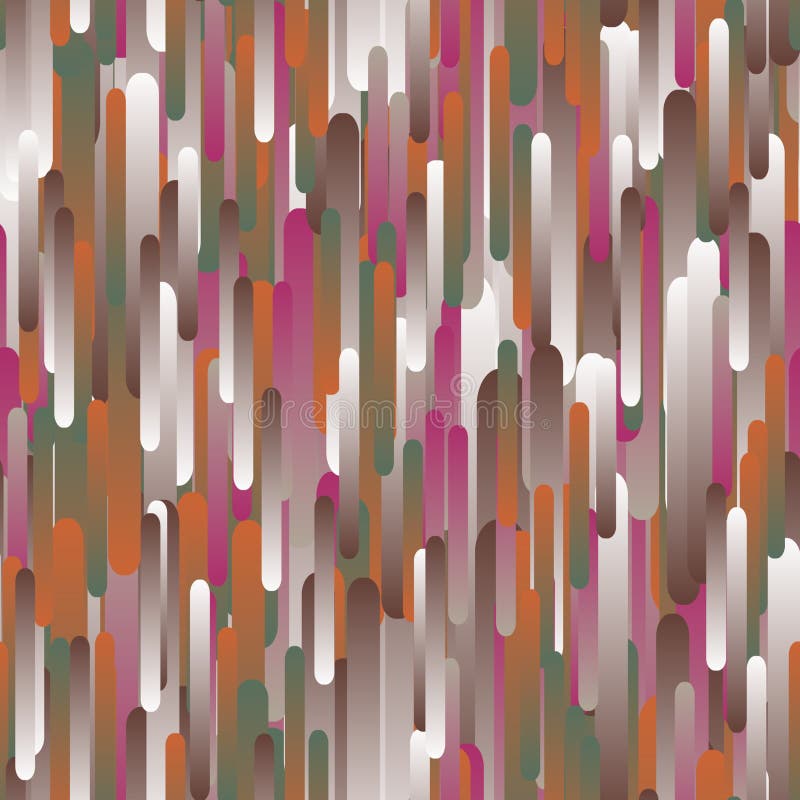Seamless Funky Pill Shaped Gradient Lines Surface Pattern Design for ...