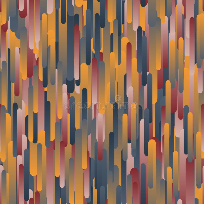 Seamless Funky Pill Shaped Gradient Lines Surface Pattern Design for ...