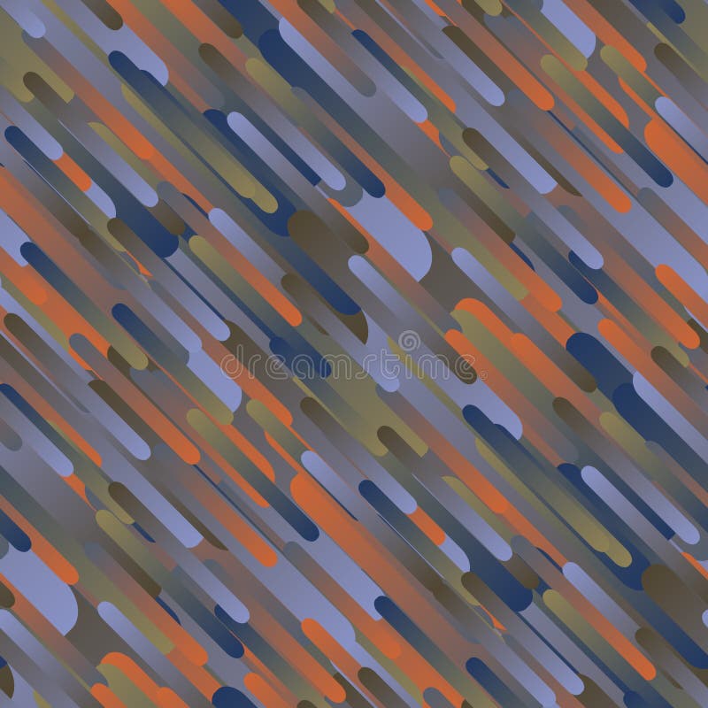 Seamless Funky Pill Shaped Gradient Lines Surface Pattern Design for ...