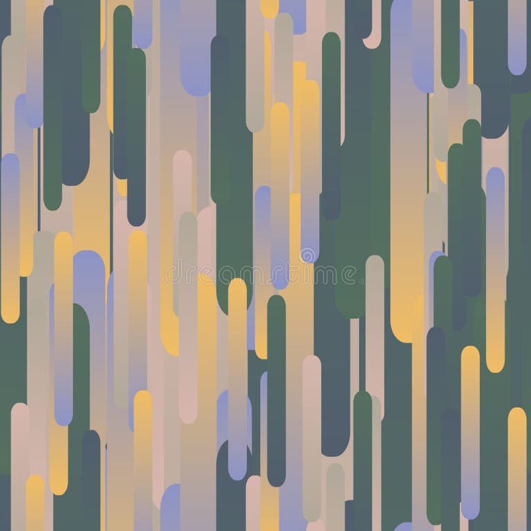 Seamless Funky Pill Shaped Gradient Lines Surface Pattern Design for ...