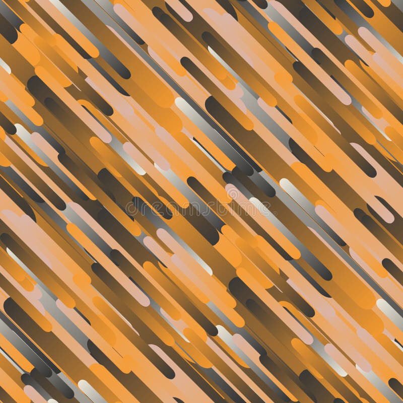 Seamless Funky Pill Shaped Gradient Lines Surface Pattern Design for ...