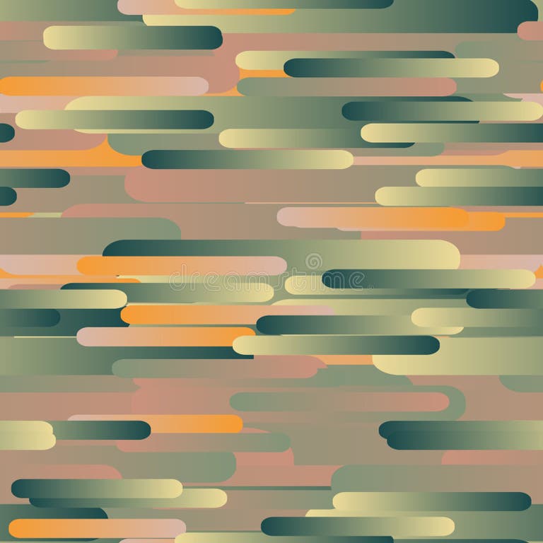 Seamless Funky Pill Shaped Gradient Lines Surface Pattern Design for ...