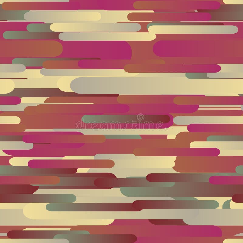 Seamless Funky Pill Shaped Gradient Lines Surface Pattern Design for ...