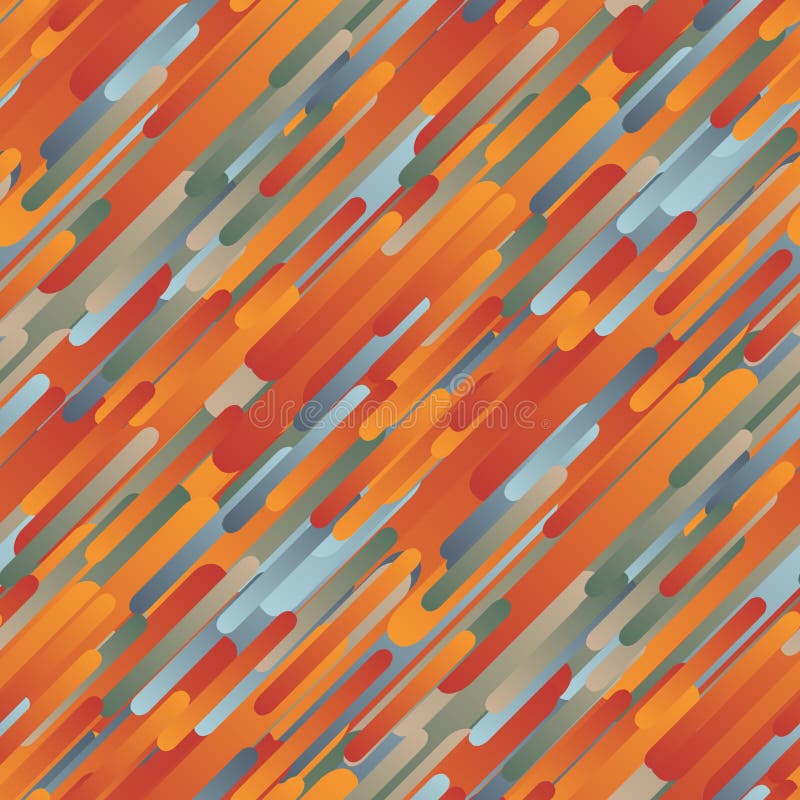 Seamless Funky Pill Shaped Gradient Lines Surface Pattern Design for ...