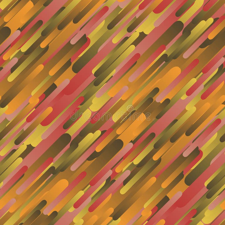 Seamless Funky Pill Shaped Gradient Lines Surface Pattern Design for ...