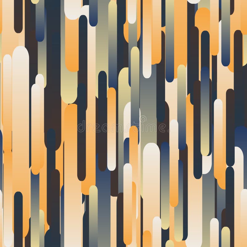 Seamless Funky Pill Shaped Gradient Lines Surface Pattern Design for ...