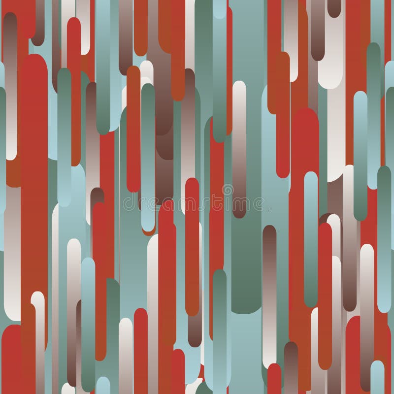 Seamless Funky Pill Shaped Gradient Lines Surface Pattern Design for ...