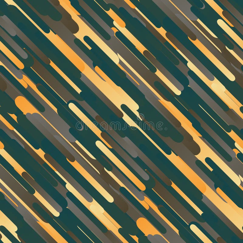 Seamless Funky Pill Shaped Gradient Lines Surface Pattern Design for ...