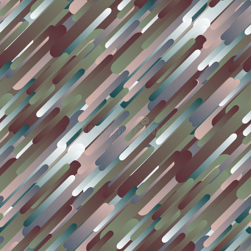 Seamless Funky Pill Shaped Gradient Lines Surface Pattern Design for ...