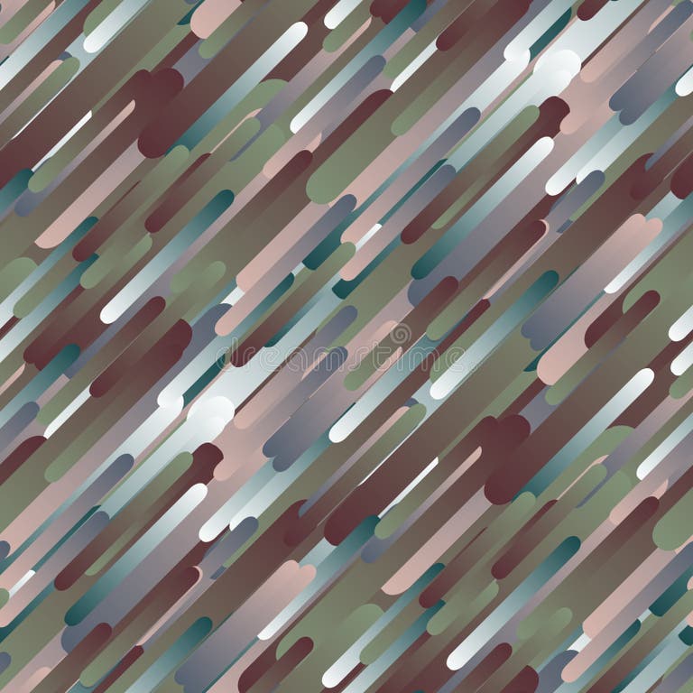 Seamless Funky Pill Shaped Gradient Lines Surface Pattern Design for ...