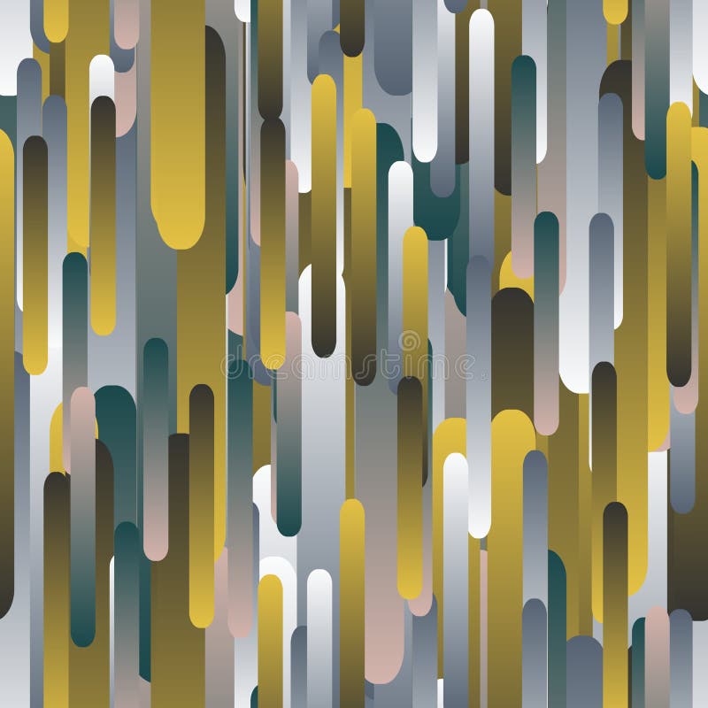Seamless Funky Pill Shaped Gradient Lines Surface Pattern Design for ...