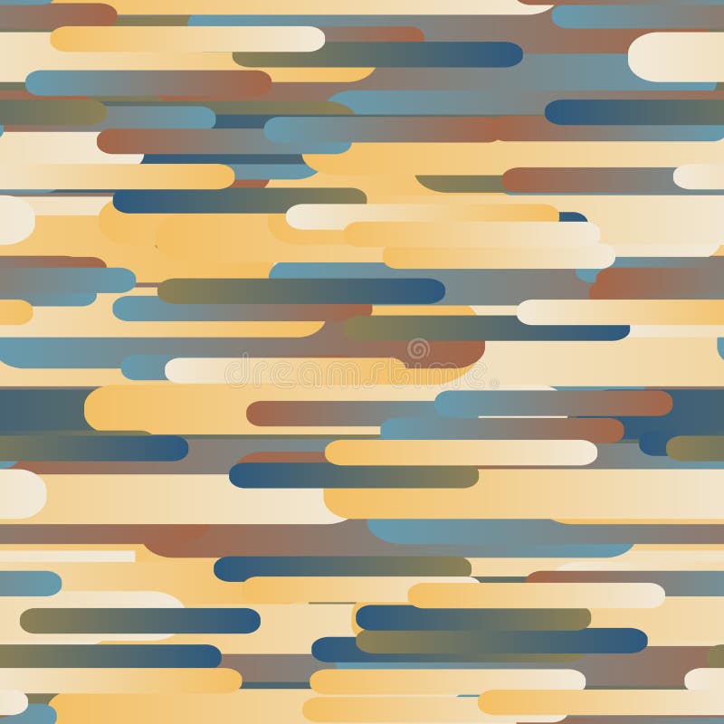 Seamless Funky Pill Shaped Gradient Lines Surface Pattern Design for ...