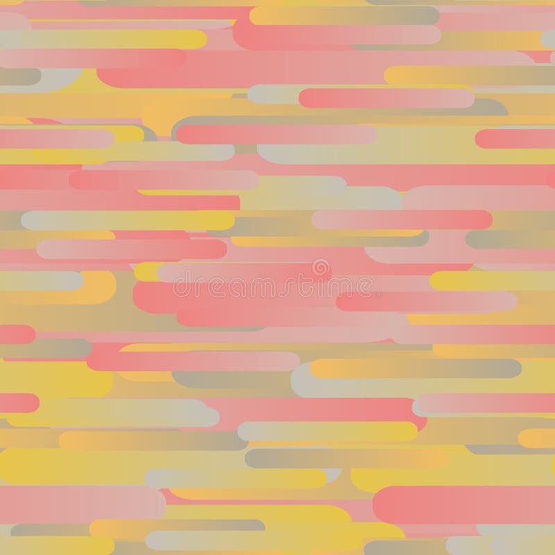 Seamless Funky Pill Shaped Gradient Lines Surface Pattern Design for ...