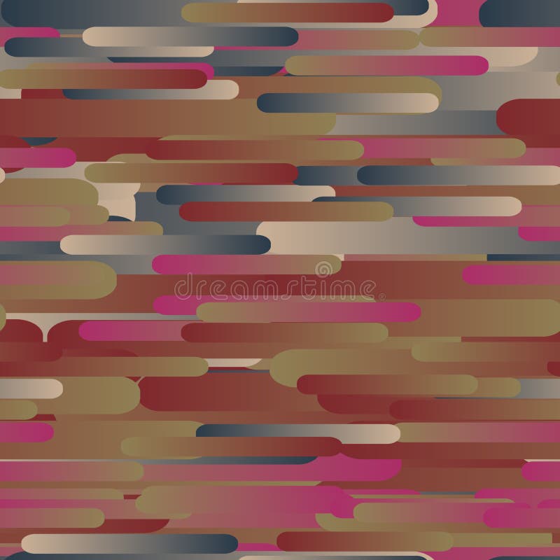 Seamless Funky Pill Shaped Gradient Lines Surface Pattern Design for ...