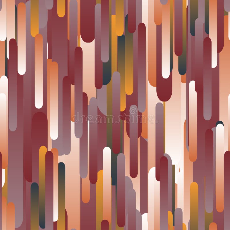 Seamless Funky Pill Shaped Gradient Lines Surface Pattern Design for ...