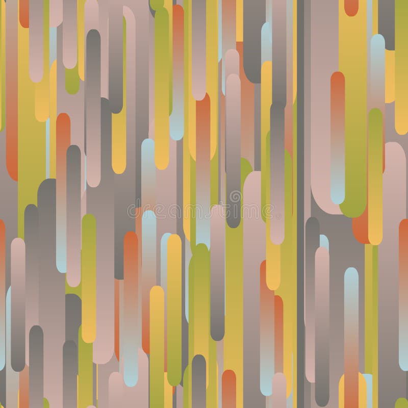 Seamless Funky Pill Shaped Gradient Lines Surface Pattern Design for ...