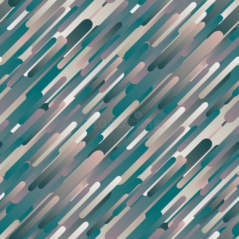 Seamless Funky Pill Shaped Gradient Lines Surface Pattern Design for ...