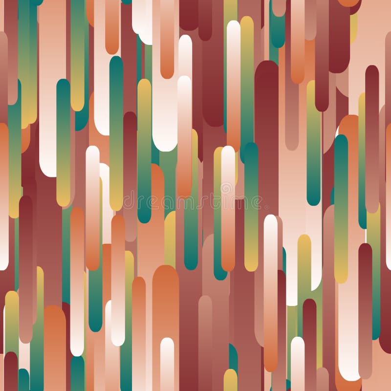 Seamless Funky Pill Shaped Gradient Lines Surface Pattern Design for ...