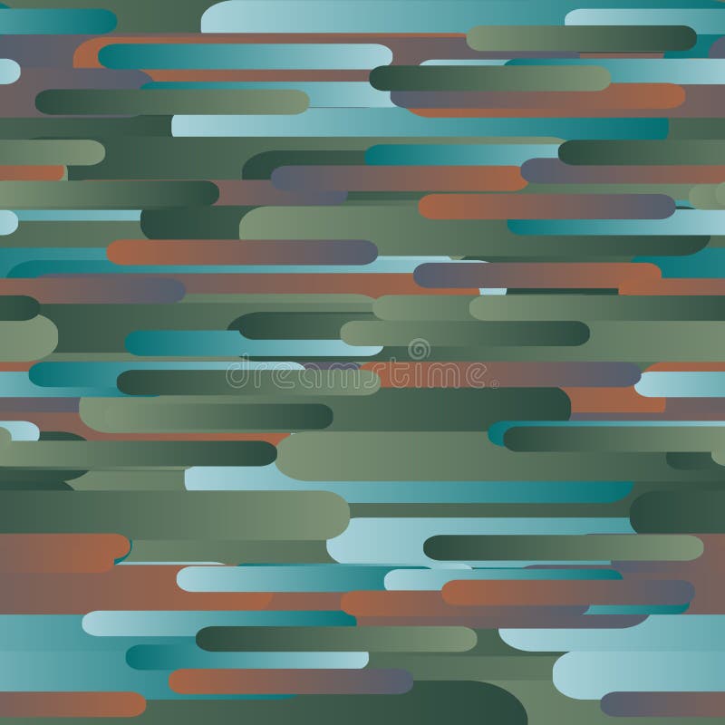 Seamless Funky Pill Shaped Gradient Lines Surface Pattern Design for ...