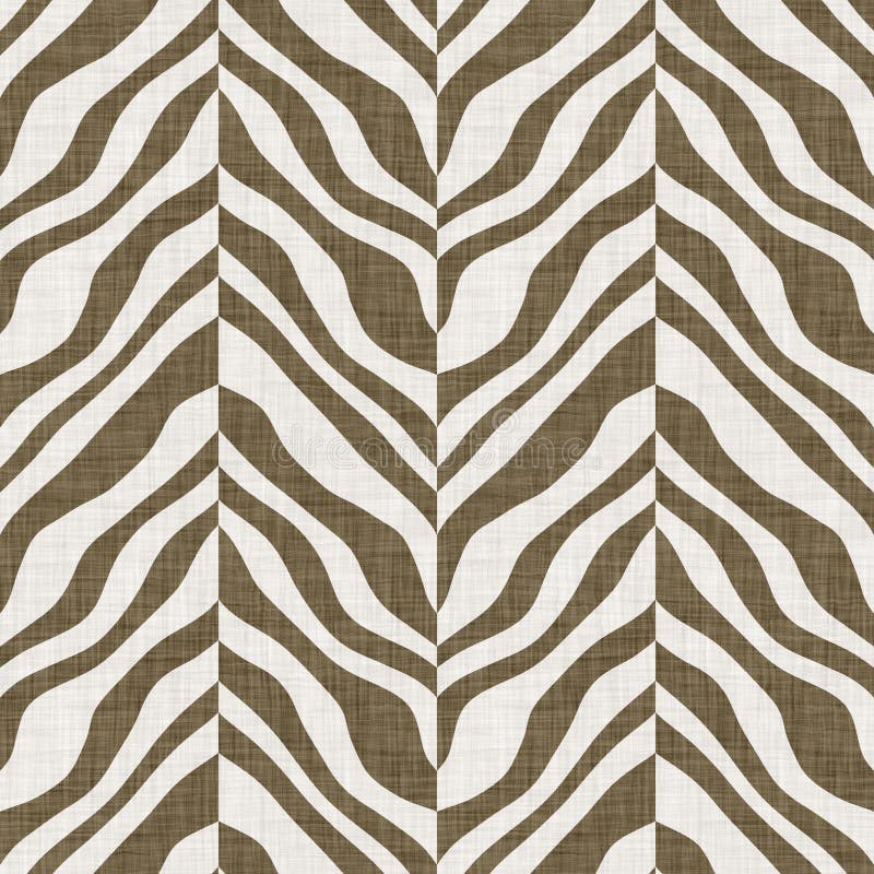 Seamless Funky Wavy Chevron Strip Pattern for Surface Print. Stock ...