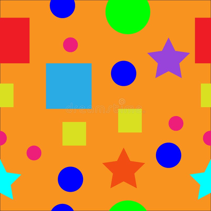 Seamless funny pattern stock vector. Illustration of glow - 64829129