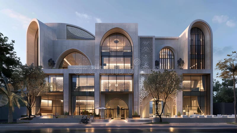 Seamless Fusion of Past and Present Modern Building with Traditional ...