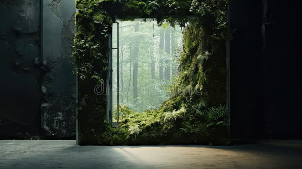 Seamless future door stock illustration. Illustration of adaptive ...