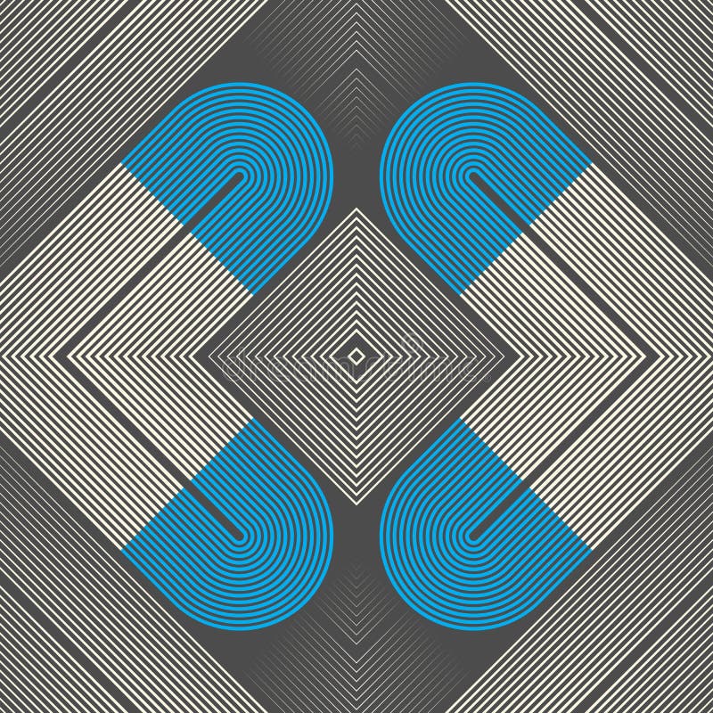 Seamless Futuristic Pattern. Abstract Creative Background Stock Vector ...