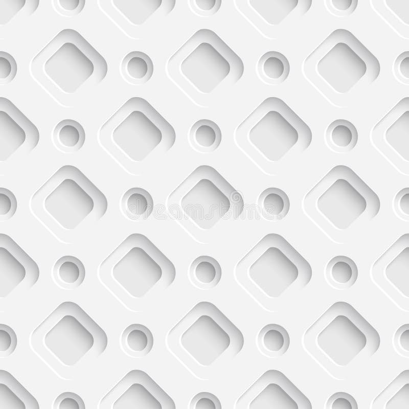 Seamless Futuristic Pattern Stock Vector - Illustration of circle ...