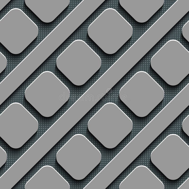 Seamless Futuristic Metal Texture Stock Illustration - Illustration of ...