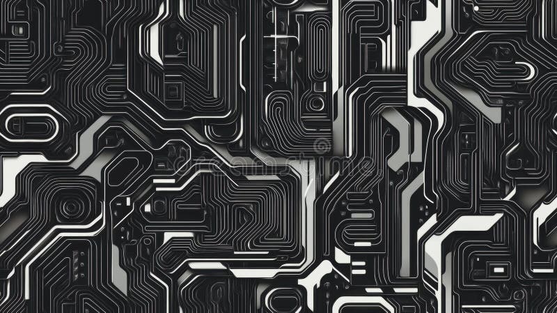 Seamless Futuristic Patterns Symbolizing Digital Connectivity --tile ... Seamless Futuristic Patterns Symbolizing Digital Connectivity --tile ...