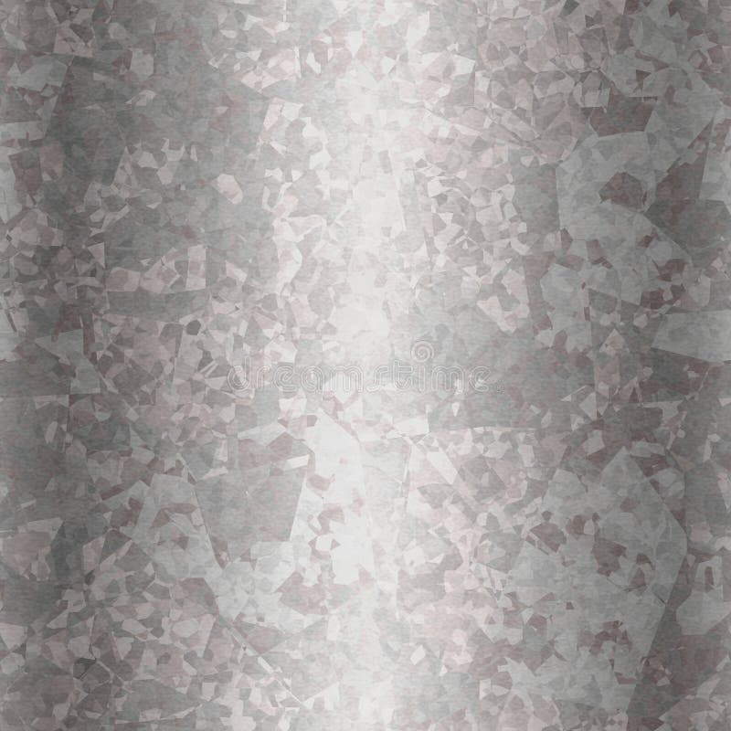Seamless Galvanized Metal Pattern Stock Illustration - Illustration of ...