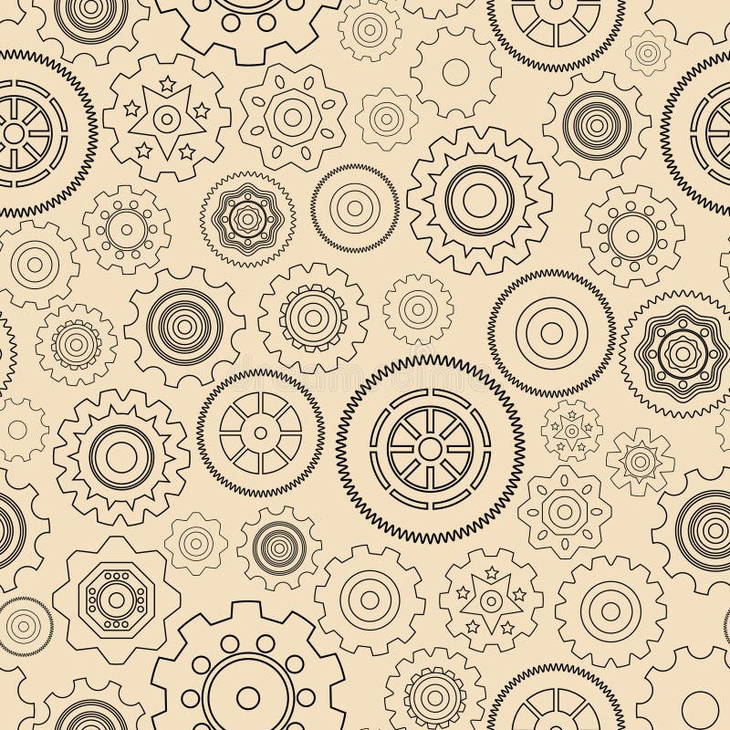 Seamless Gear Vector Stock Illustrations – 11,064 Seamless Gear Vector ...