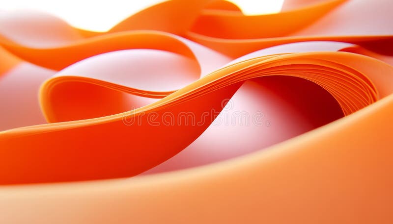 Seamless, Gentle Peach Wave Texture Elegant 3D Low-Profile Design for ...