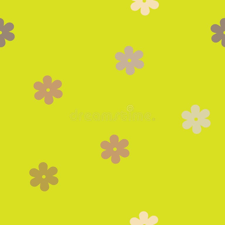 Seamless, Gentle, Simple Repeating Pattern in Flowers Stock ...