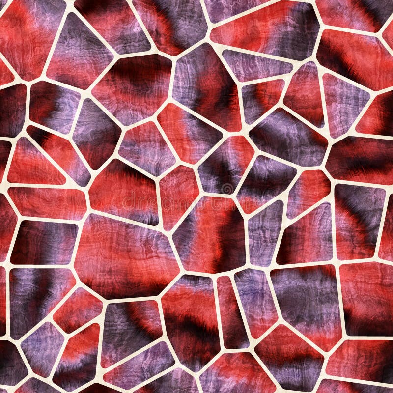 Seamless Geo Tile Shape Collage Surface Pattern Stock Illustration ...