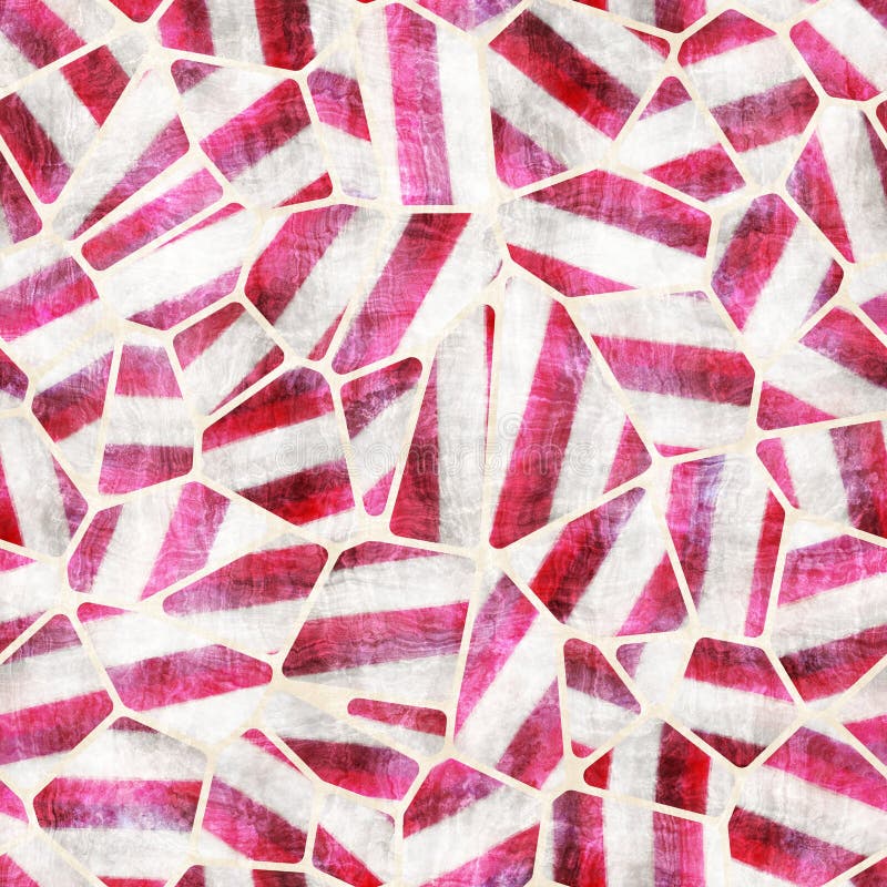 Seamless Geo Tile Shape Collage Surface Pattern Stock Illustration ...