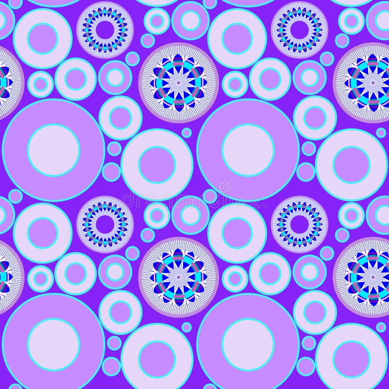 Seamless Geometric Abstract Background in Violet Tones, Decorative ...