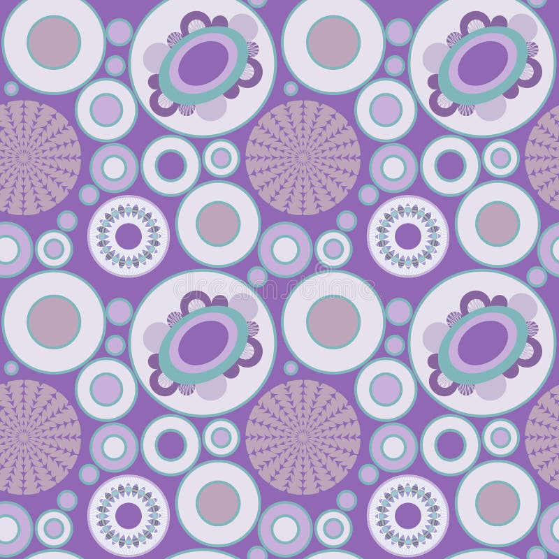 Seamless Geometric Abstract Background in Violet Tones, Decorative ...