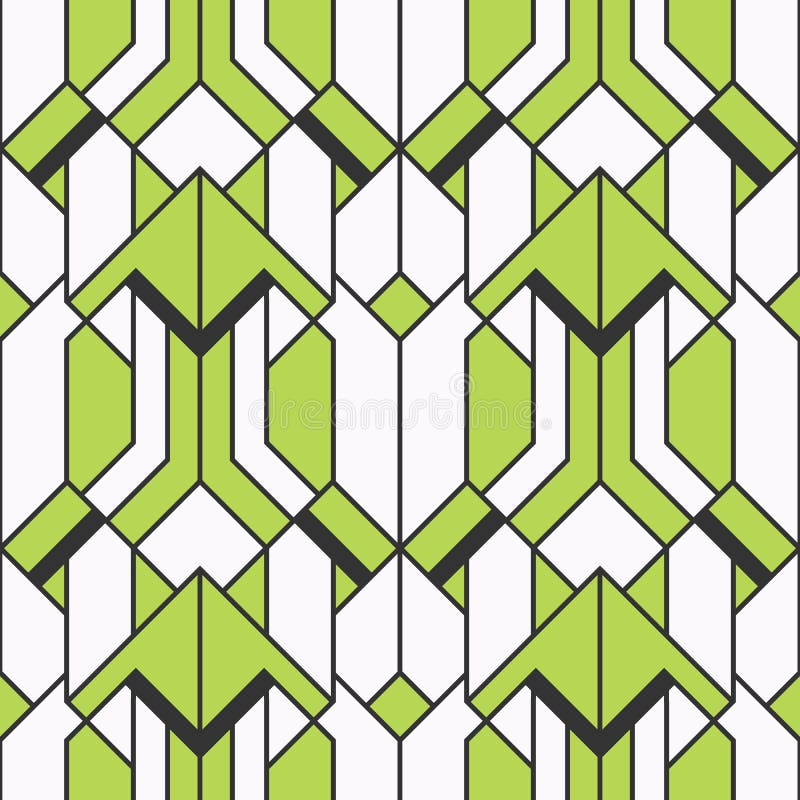Seamless Geometric Abstract Ethnic Pattern Stock Vector Illustration