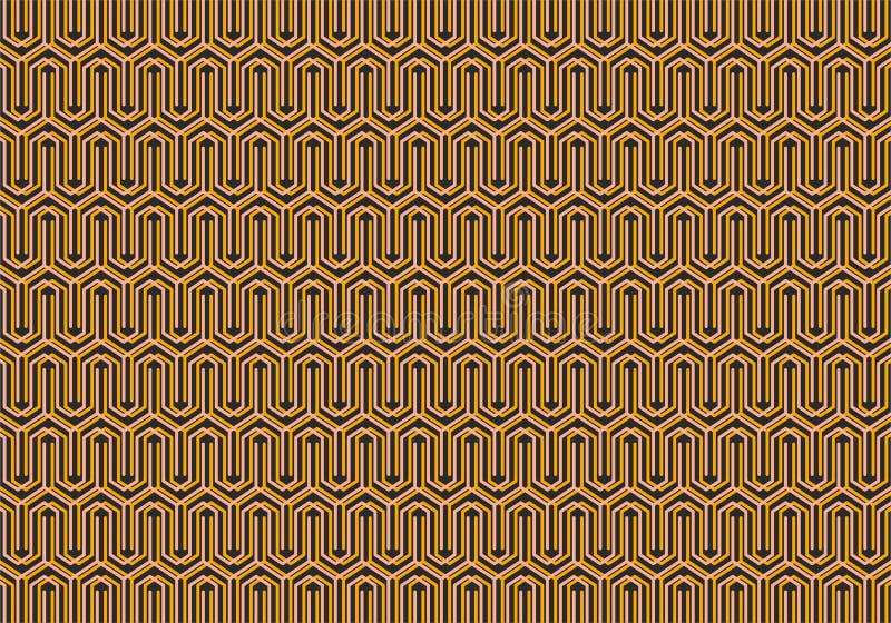 Seamless Geometric Abstract Hexagonal Pattern Cdr X6 Stock Vector ...