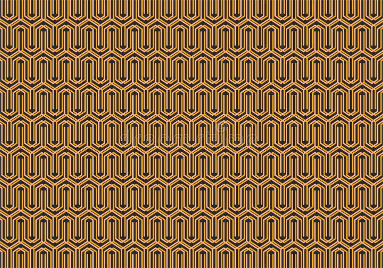 Seamless Geometric Abstract Hexagonal Pattern Cdr X6 Stock Vector ...