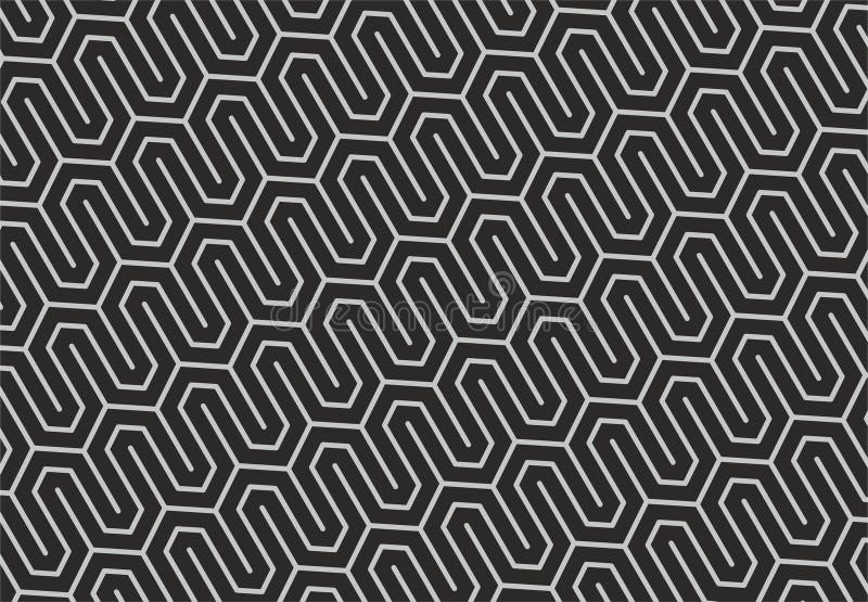 Seamless Geometric Abstract Hexagonal Pattern Cdr X6 Stock Vector ...